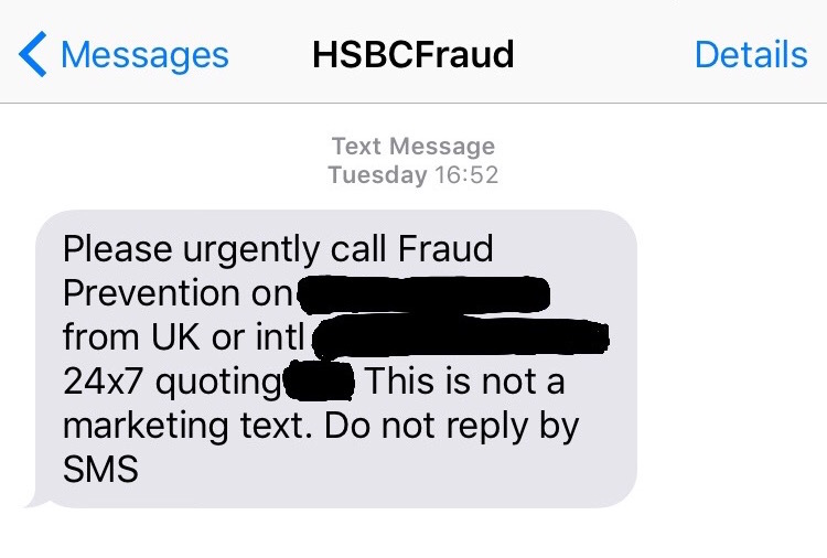 HSBC: 危うく詐欺に遭うところでした | Salon de thé